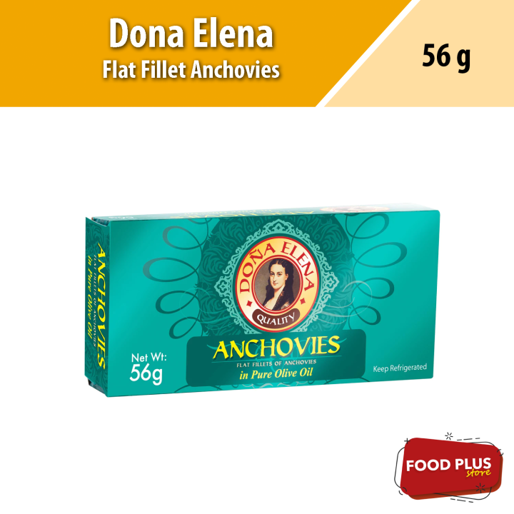 Dona Elena Flat Fillet Anchovies (56g) | Lazada PH