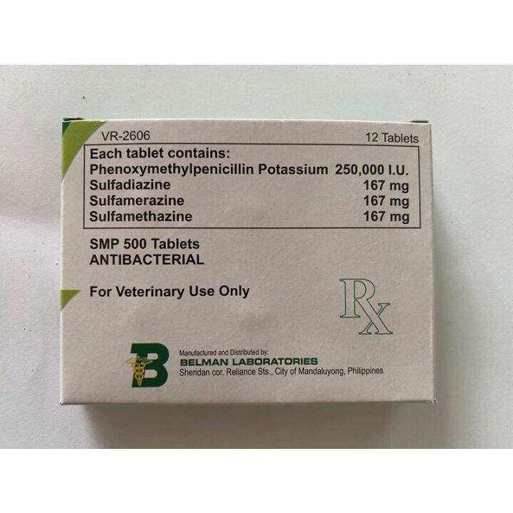 SMP 500 sold per box (12 tab per box) | Lazada PH