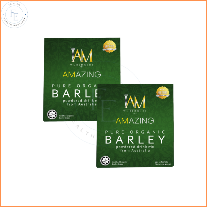 IAM Worldwide Amazing Pure Organic Barley Powdered Drink (2Boxes ...
