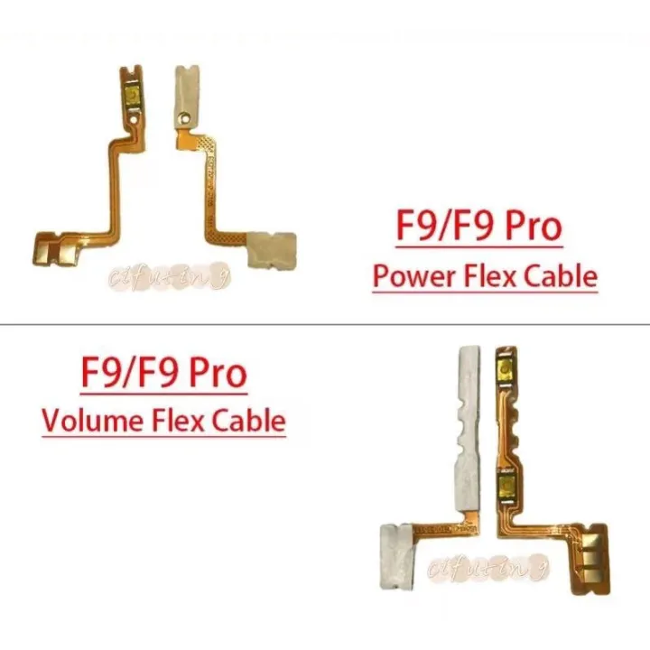 Oppo F9 Power On Off Button Flex, Volume Button Flex Cable | Lazada PH