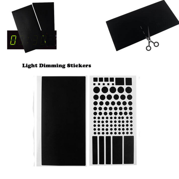 Car Motorcycle LED Light-shielding Stickers Electronic Product Sticker ...