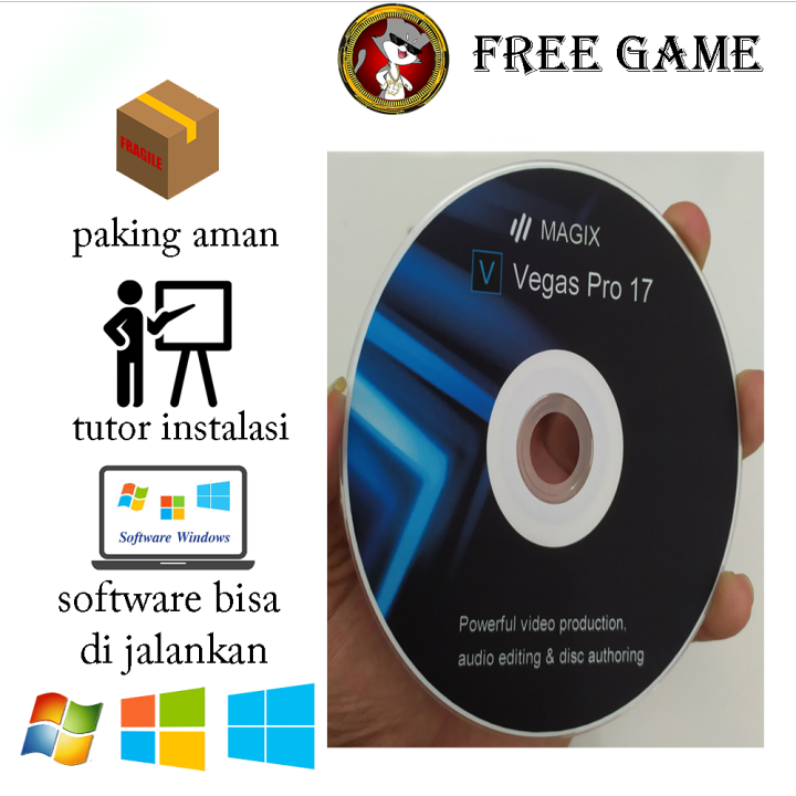 DVD Installer Sony Magix Vegas Pro 17 Full Version | Lazada Indonesia
