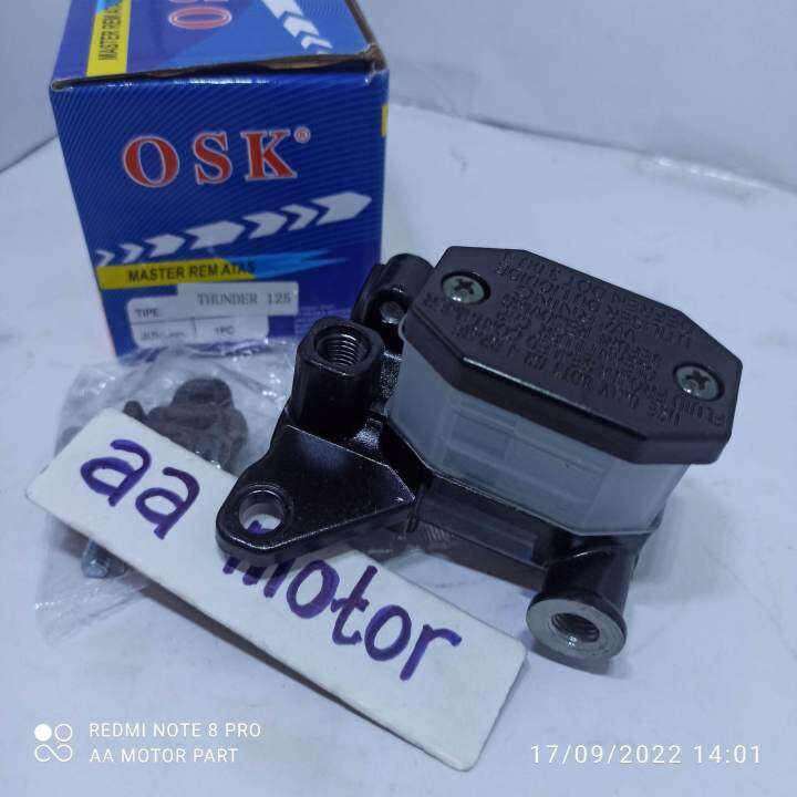 MASTER REM ATAS RUMAH POMPA OLI THUNDER 125 BUKAN ORIGINAL SUZUKI ...