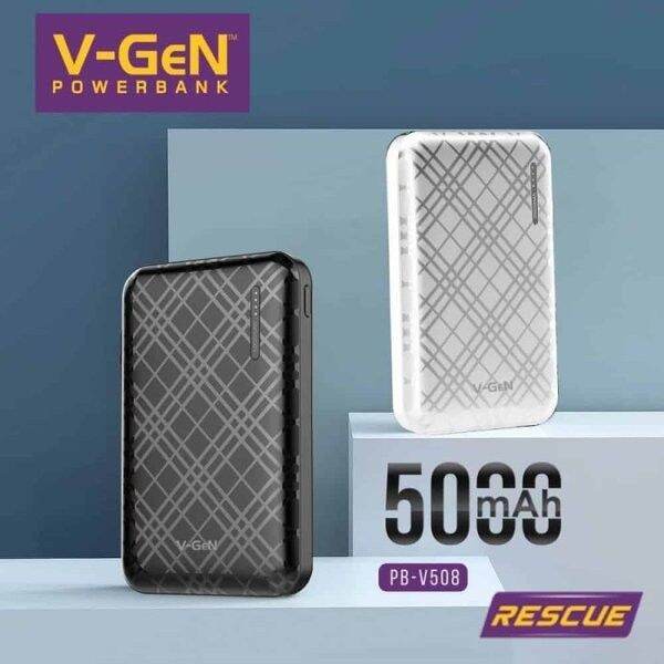 Powerbank V-Gen PB-V508 5.000MAh Power Bank Slim Design 3.7V 18.5Wh | Lazada Indonesia