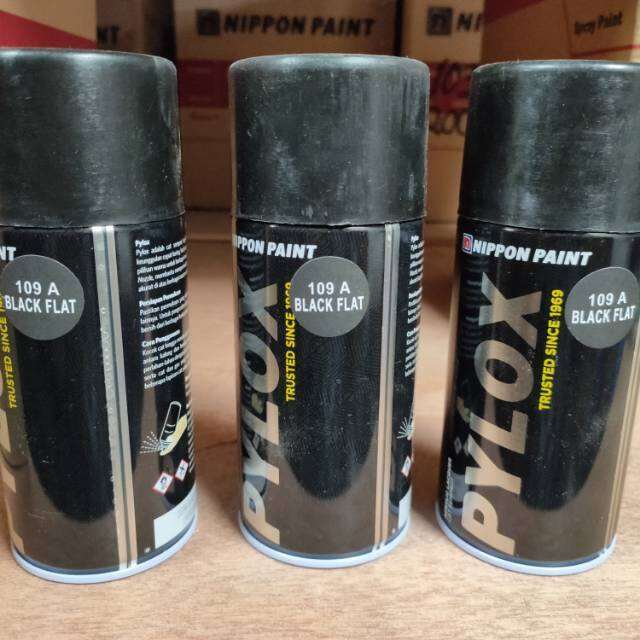 CAT PYLOX PILOX HITAM DOFF BLACK FLAT 109A 300 CC NIPPON PAINT Stock ...