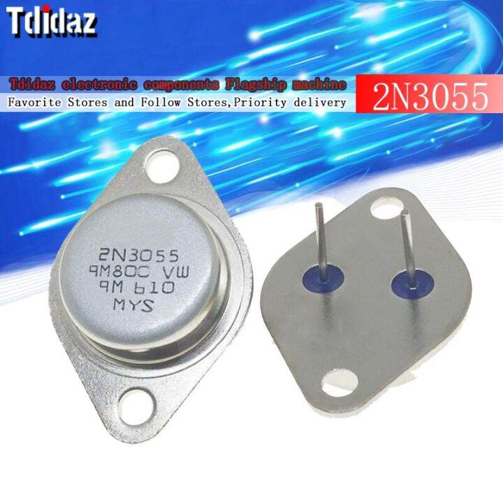 Transistor 2N3055 3055 TO-3 15A 60V NPN AF Amp Audio Power New | Lazada PH