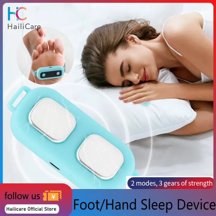 Hailicare อุปกรณ์นอนหลับแบบใช้มือถือเครื่องช่วยการนอนหลับแบบพกพาขนาดเล็ก เครื่องสะกดจิตสิ่ง ...