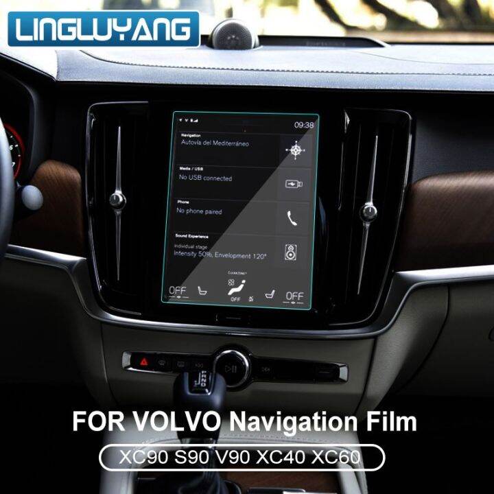 [hot] ☜ for volvo v90 xc60 xc40 xc90 s60 v60 navigation film tempered ...