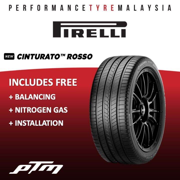 Pirelli Cinturato Rosso Tyre 15 16 17 18 19 20 inch Tyre (FREE ...