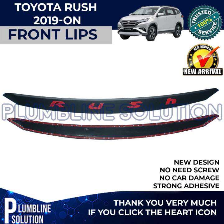 Bonnet Guard for Toyota Rush G E 2018 2019 2020 2021 2022 2023 Red ...