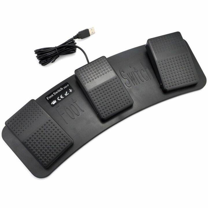 FS3-P USB Triple Foot Switch Pedal Control Keyboard Mouse 3 Pedals ...
