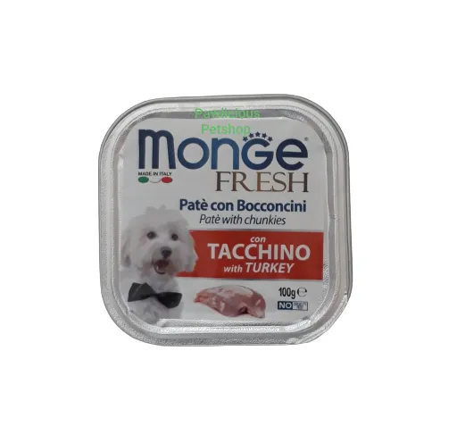 Monge Fresh Pate with chunkies with Turkey 100g | Lazada PH