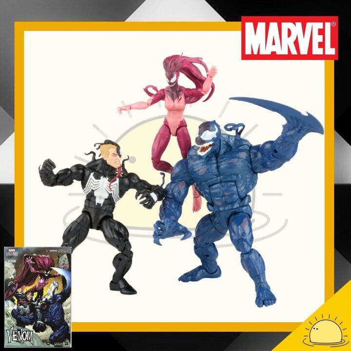 😁 Venom Multipack (Venom & Marvel's Riot & Agony) : Marvel Legends ...