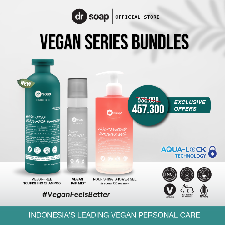dr soap Vegan Series Bundles | Lazada Indonesia