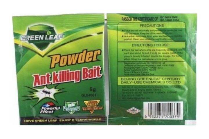 Green Killer Powder Ant Killing Bait 5g Sachet | Lazada PH