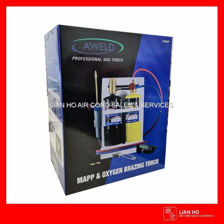 AWELD Mapp & Oxygen Brazing Torch (OX60P) | Lazada