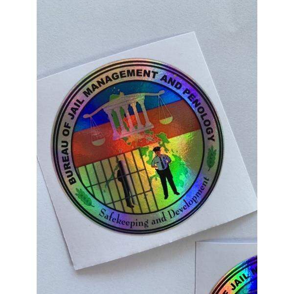 BJMP HOLOGRAM CAR STICKER WITH ADHESIVE TAPE | Lazada PH