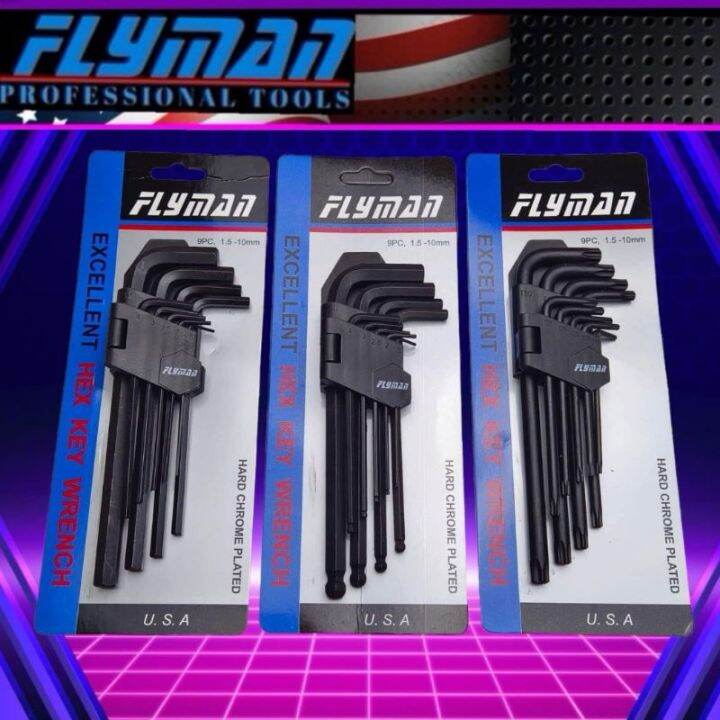 Flyman Tools Original Allen wrench set original ( long and short ) Tool ...