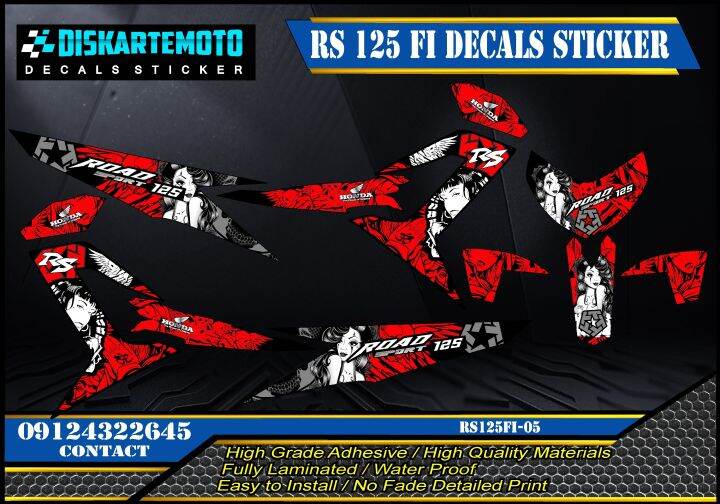 RS 125 Fi Decals Sticker | Lazada PH
