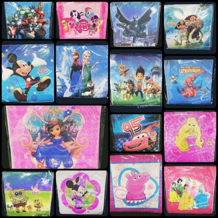 CHARACTER TABLE NAPKIN/TISSUE 20PCS. | Lazada PH