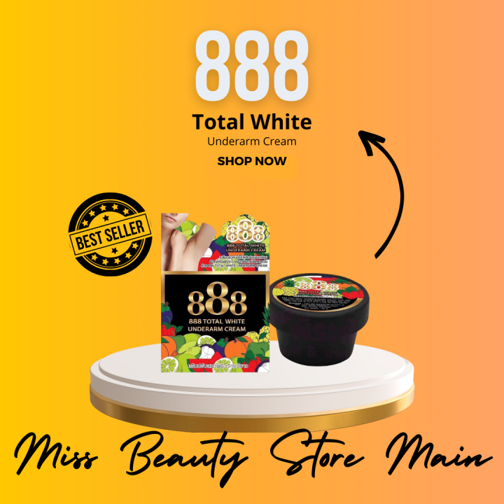 888 Total White Underarm Cream 35grams from Thailand | Lazada PH