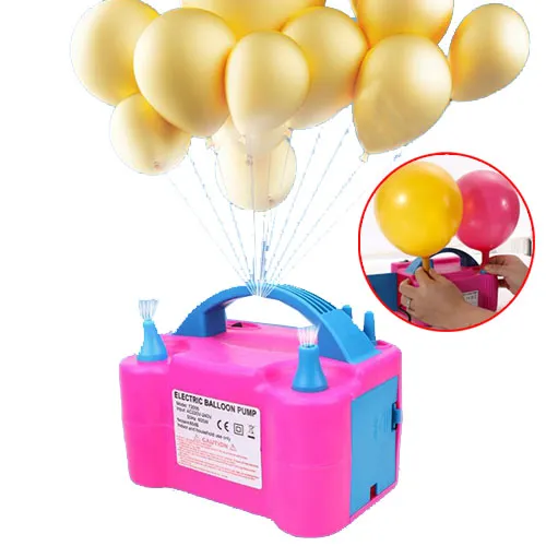 BALLOON PUMP001 - New 600W EU Plug Dual Nozzle Air Compressor Electric ...