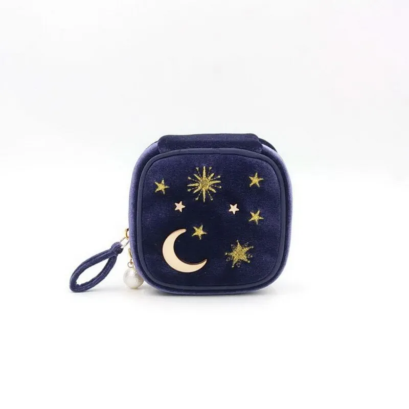 Velvet Makeup Bag With Star | Saubhaya Makeup
