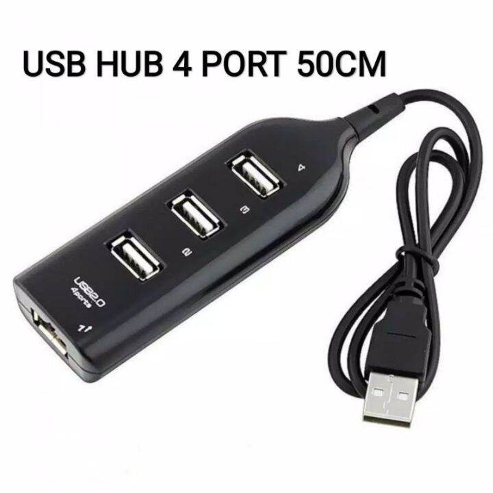 USB HUB 4 Port Terminal USB 4 in 1 50 cm 4 output usb 2.0 | Lazada ...