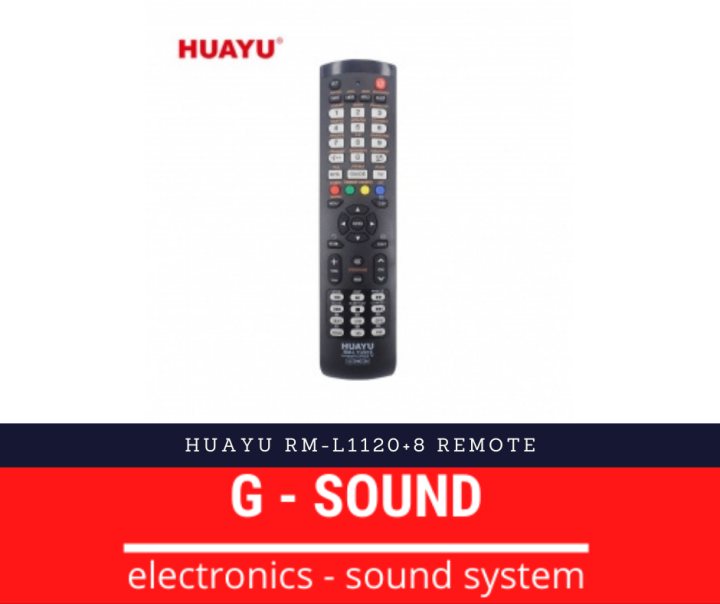 Huayu RM-L1120+8 Universal LED/LCD Remote Control | Lazada PH
