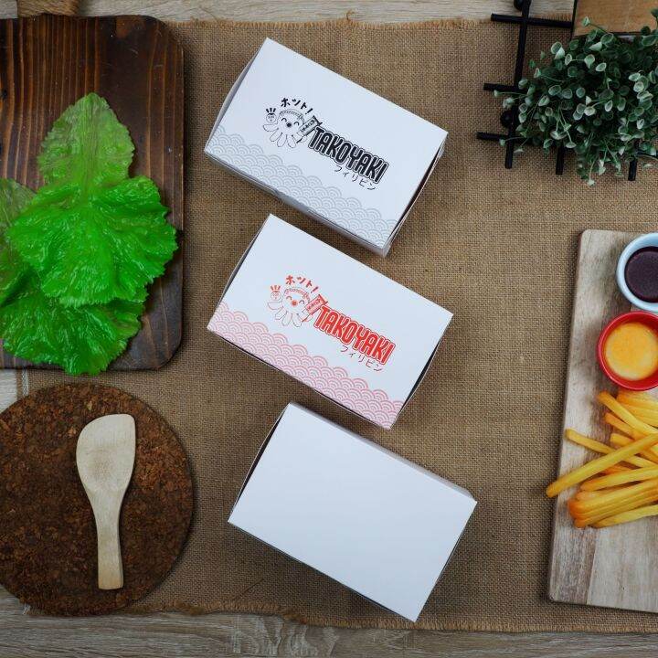 Takoyaki Box Medium with Design 50pcs. | Lazada PH