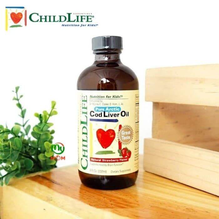 [PRE-ORDER] CHILDLIFE COD LIVER OIL NATURAL STRAWBERRY FLAVOR 8 FL OZ ...