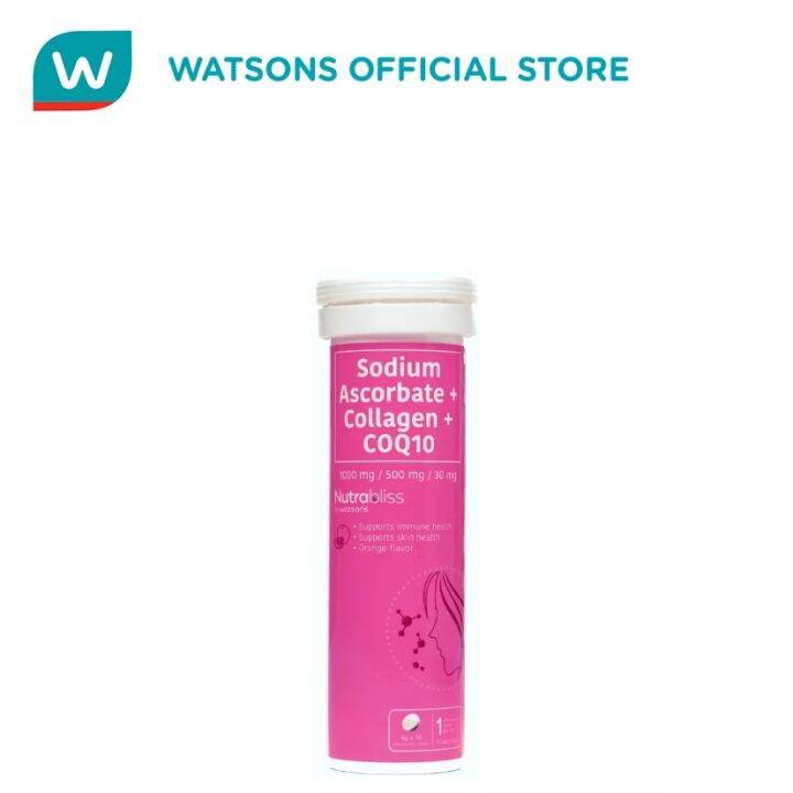NUTRABLISS BY WATSONS Vitamin C Collagen COQ10 4000mg Effervescent ...