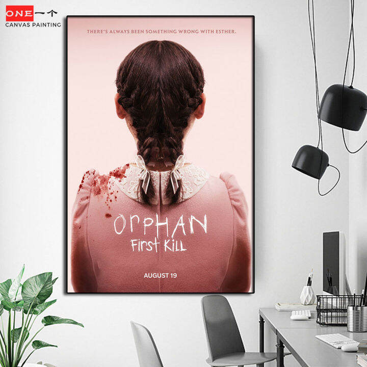 One3-Poster for the movie 'Orphan Kills First', Nordic canvases, wall ...