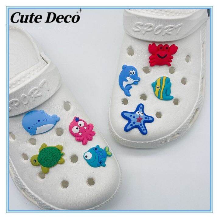 CuteDeco】Lovely Marine Creatures (8 Types) Whale / Crab / Octopus Charm ...