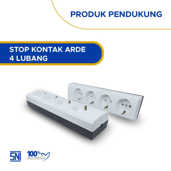 Stop Kontak Broco 4 Lubang / Stop Kontak Terminal 4 | Lazada Indonesia