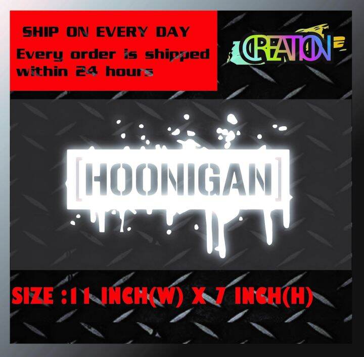 [Ready Stock]jdm hoonigan car sticker AA00005 | Lazada