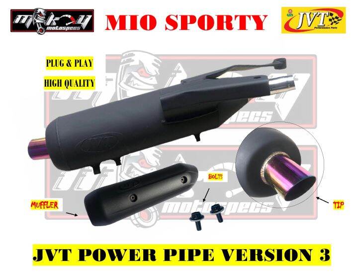 JVT POWER PIPE VERSION 3 FOR MIO SPORTY PLUG AND PLAY HIGH QUALITY ...