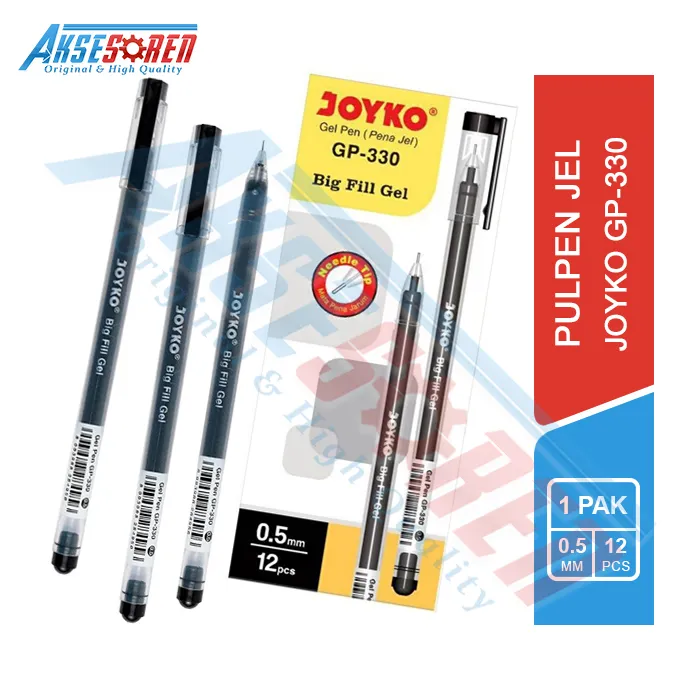 PULPEN GEL JOYKO BIG FILL [GP-330/1 PACK] / BOLPEN 1 PAK / BALL PEN GEL ...