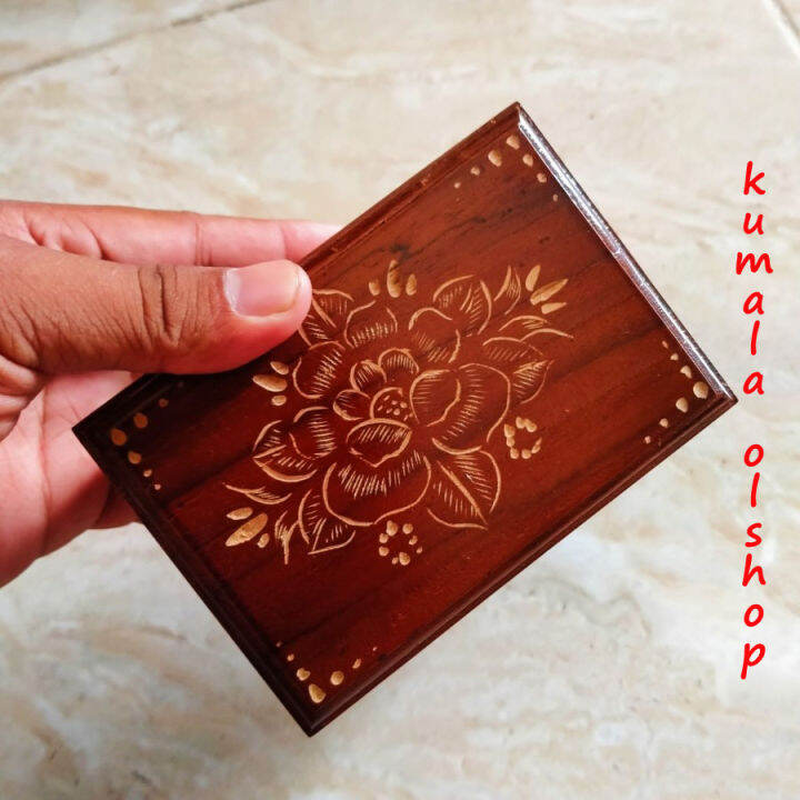 Kotak Perhiasan Kayu Jati Model Cukit Unik | Lazada Indonesia