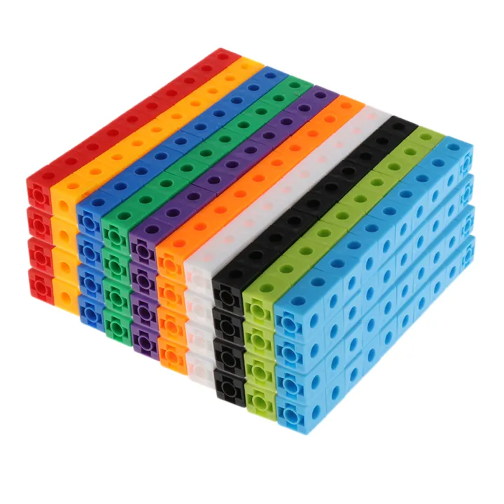 Dolity 400x Linking Counting Cubes Snap Blocks Teaching Manipulative ...