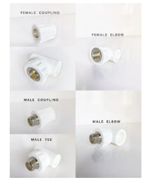 PPR FITTINGS MALE FEMALE ELBOW , MALE FEMALE COUPLING , MALE FEMALE TEE | Lazada PH