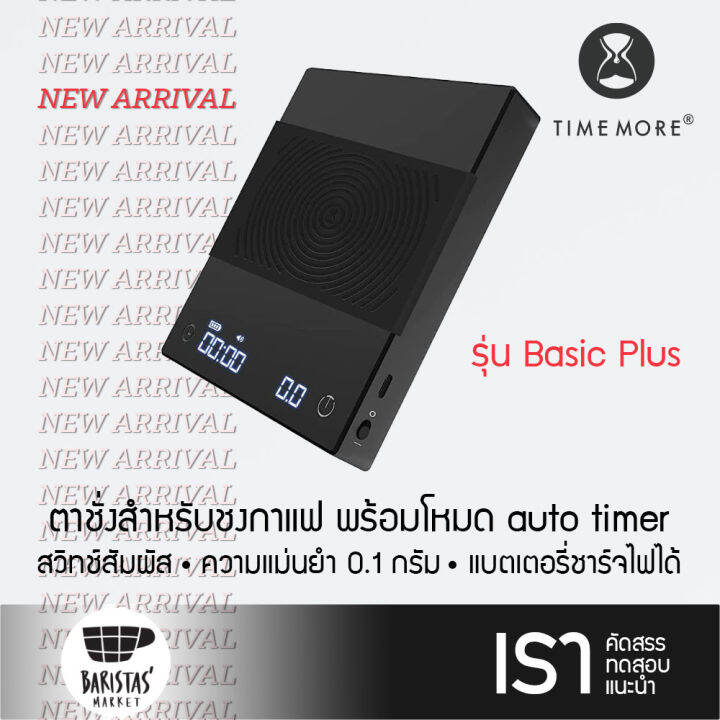 TIMEMORE Black Mirror Basic Scale Plus เครื่องชั่งสำหรับชงกาแฟ | Lazada.co.th