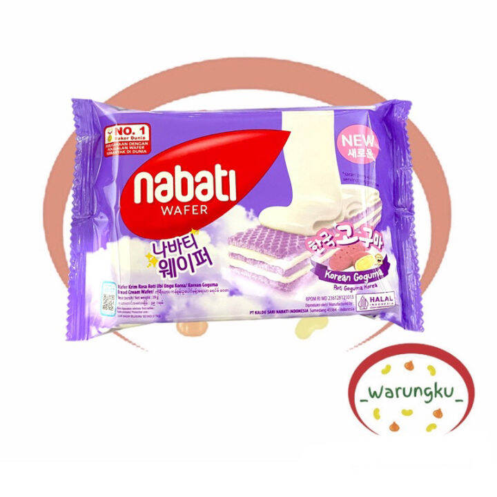 NABATI 2000 KOREAN GOGUMA Wafer Taro Enak | Lazada Indonesia