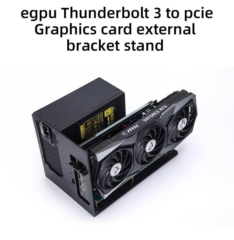 Egpu Thunderbolt 3/4สำหรับ Pcie การ์ดจอสแตนด์บาย6900XT แหล่งจ่ายไฟ ATX ...
