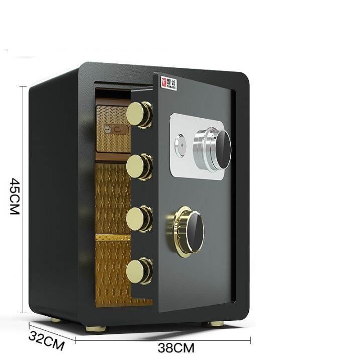 Luxury Digital Depository Cash Fireproof Safe Box Jewelry Home Hotel Lock Keypad Black Safety ...