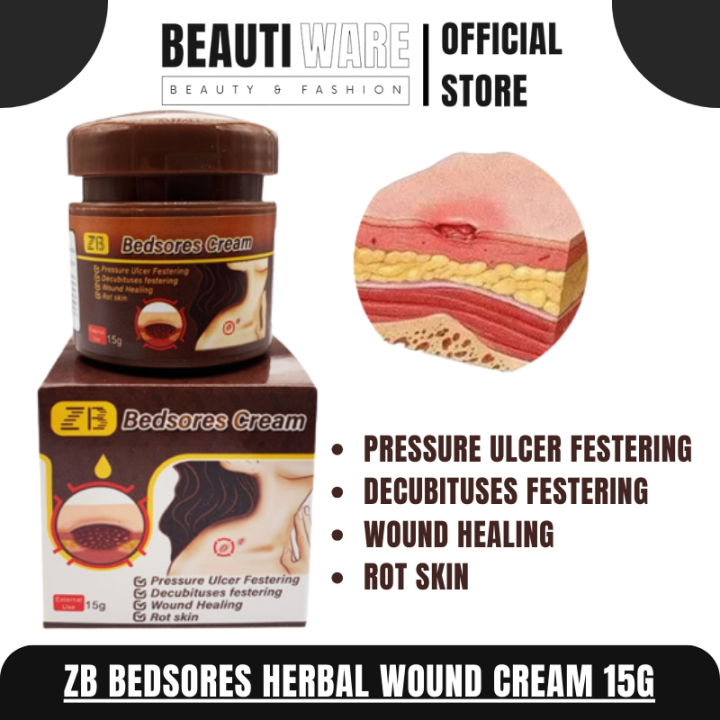 ZB Bedsores Wound Healing Cream Antibacterial Repair Pressure Sores ...