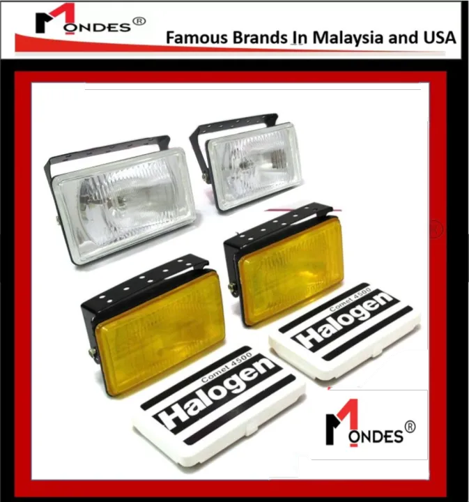Halogen Sport Light AE86 Foglamp Yellow Kancil Alza MMC Wira Iswara ...