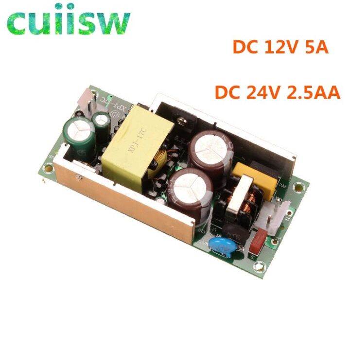 AC-DC 12V5A 24V2.5A 60W Switching Power Supply Module Bare Circuit 110V ...