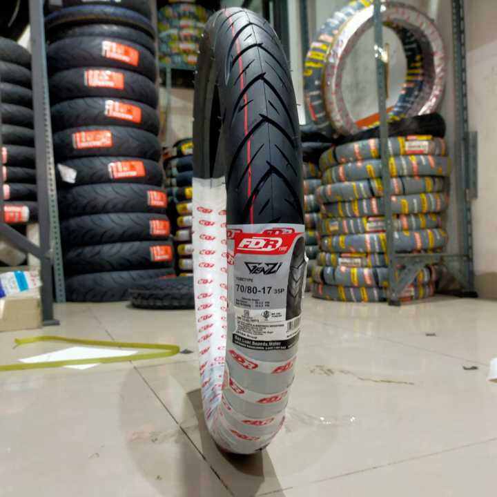 Ban cacing ring 17 Fdr Genzi 70/80-17 tube type/bukan tubeles cocok ...