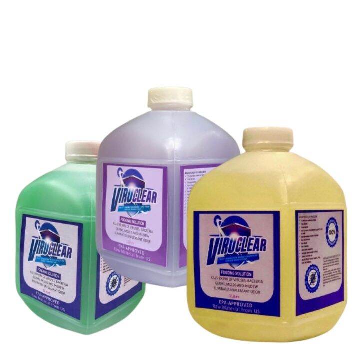 SALE!! 1L Viruclear Fog Solution Disinfectant kells 99.9 virus bacteria ...
